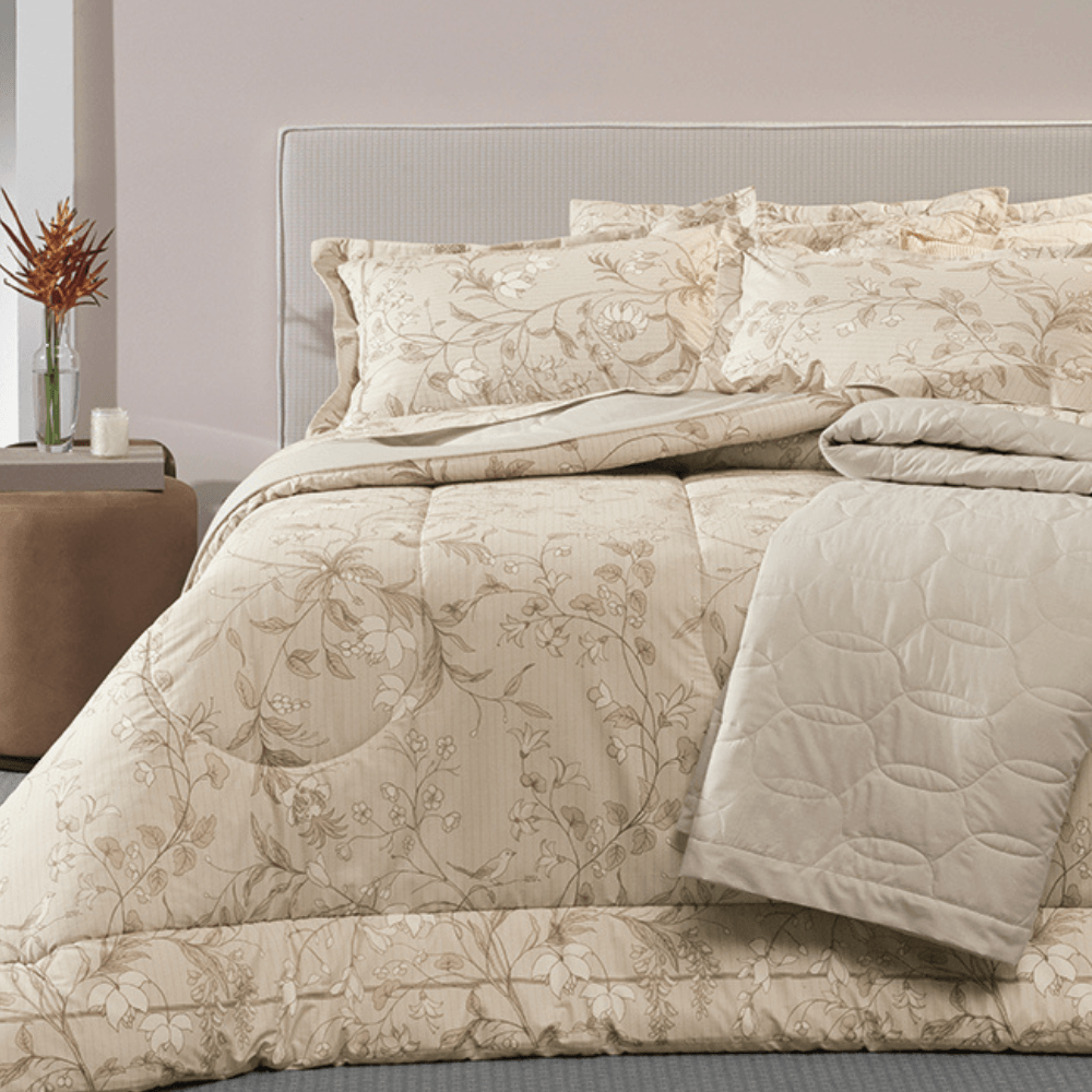 Jogo de Lençol Solteiro Karsten Claire - Camicado